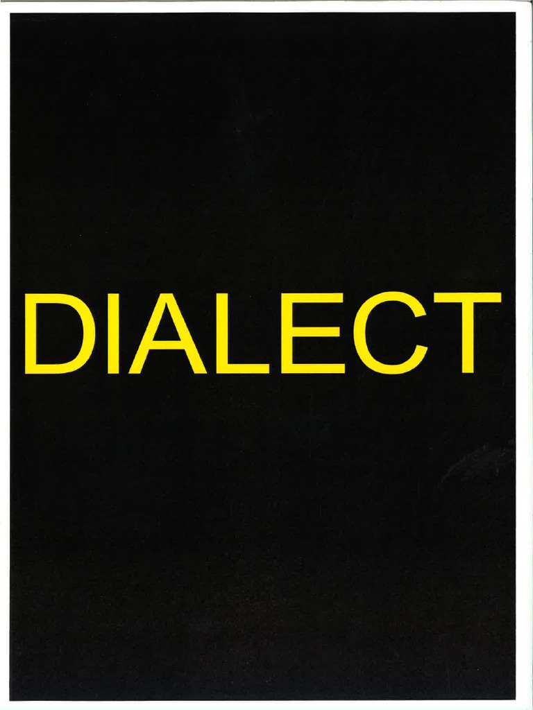 DIALECT Exhibition Booklet | PDF | Sustainability | Capitalism
