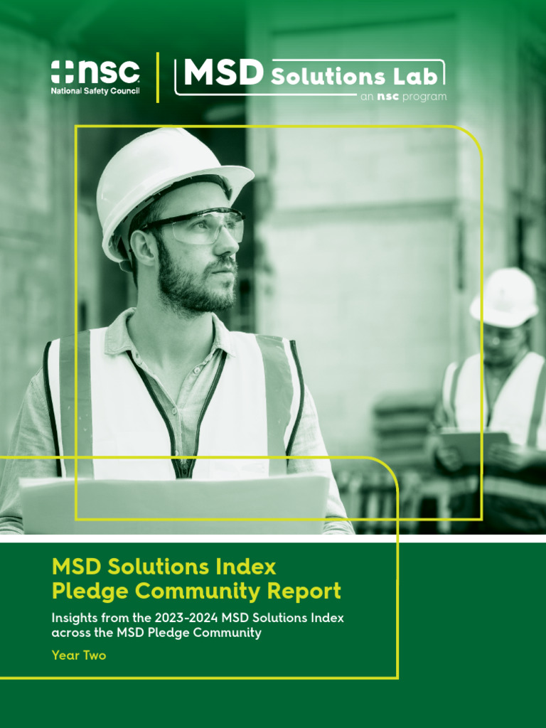 MSD Index Pledge Community Report | PDF | Risk | Risk Management