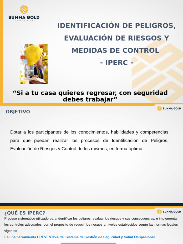 01. IPERC | PDF | Riesgo | Evaluación de riesgos
