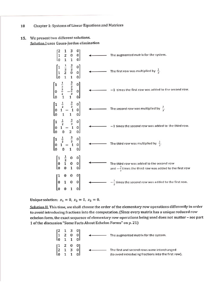 Linear Algebra Assignment No 1 | PDF