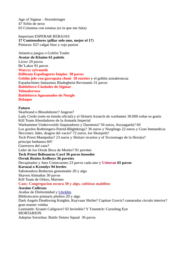 Warhammer | PDF