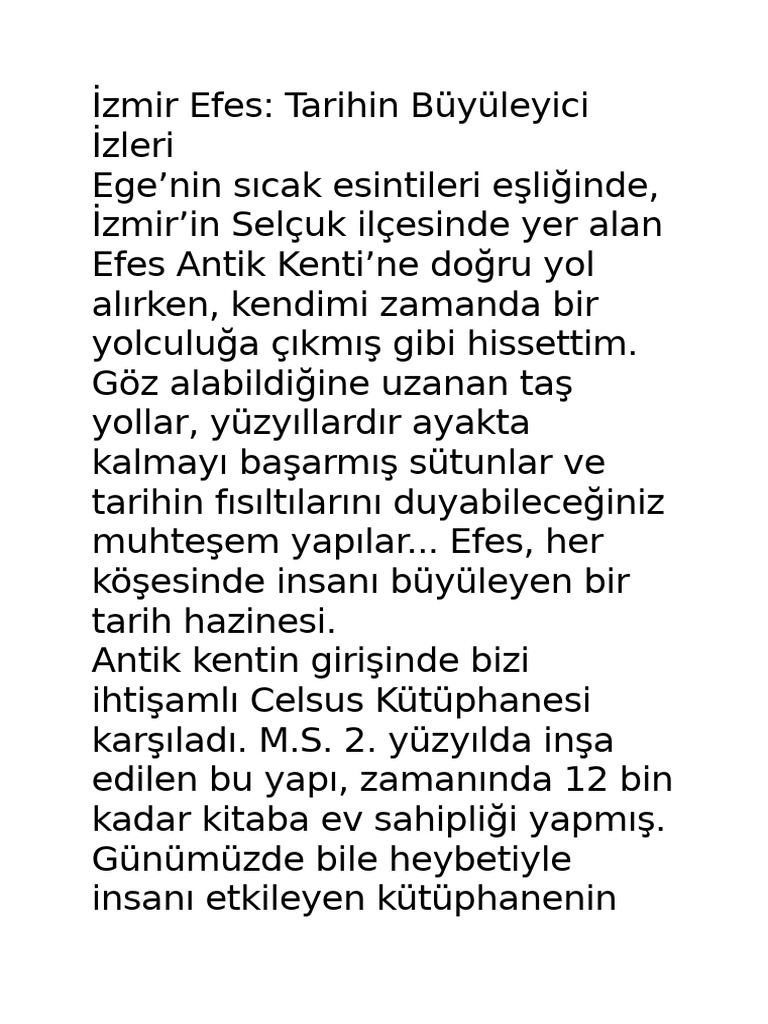 İzmir Efes | PDF