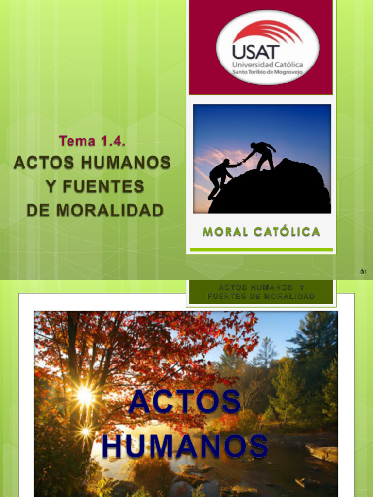 Actos Humanos: Moralidad y Libertad | PDF | Moralidad | Libertad