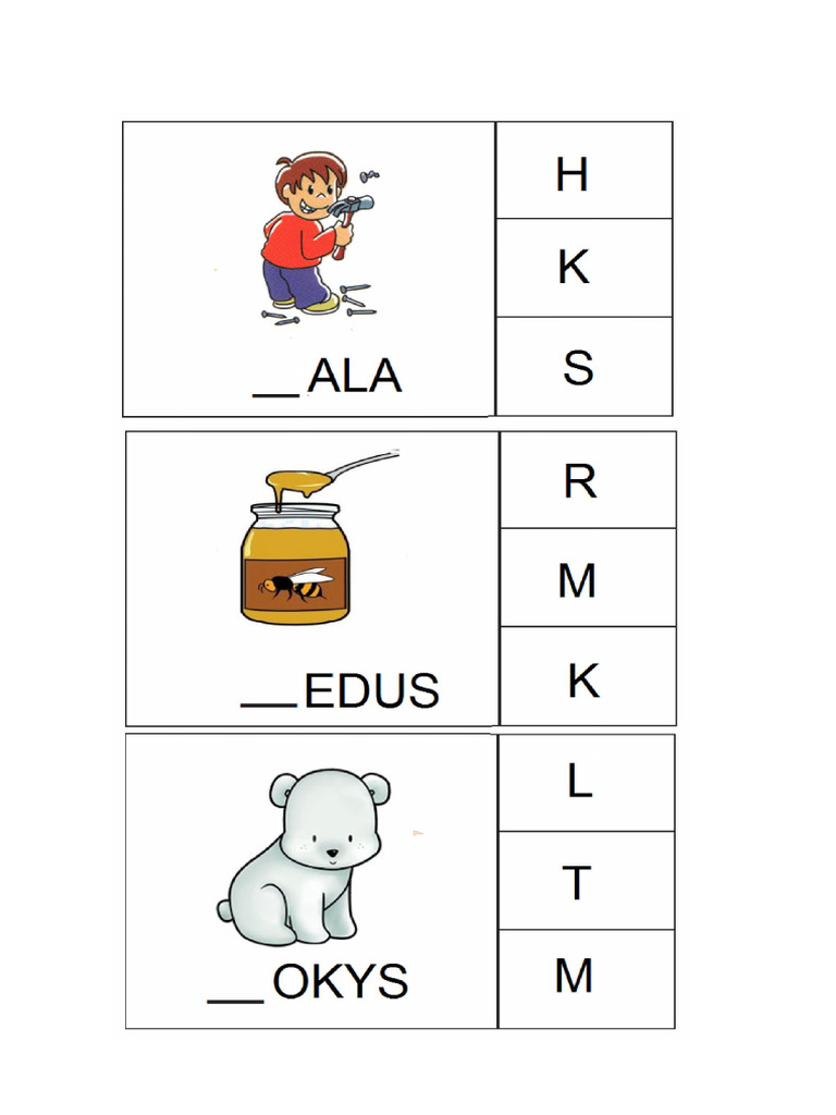 Mokomes Skaityti Zaidimas 11 | PDF