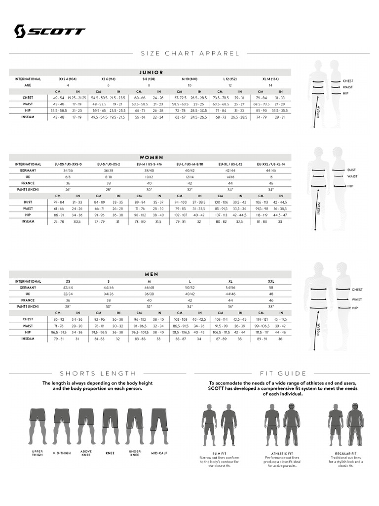 Scott_size_chart_ski_odeca (3) | PDF