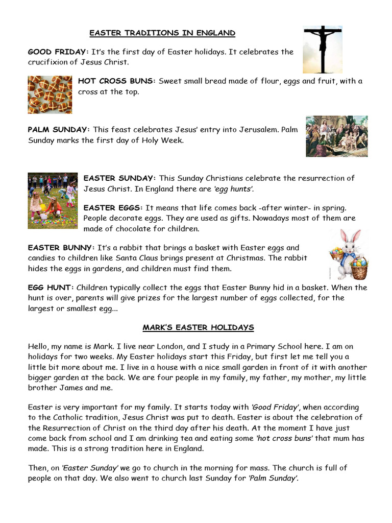 Easter in England Final | PDF | Easter | Christian Festivals And Holy Days