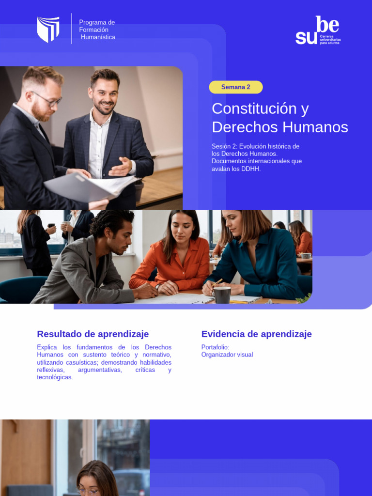 Sube - Sesión 2 | PDF | Derechos humanos | Derechos