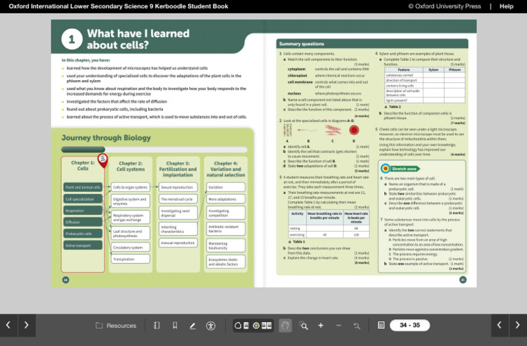 Oxford International Lower Secondary Science 9 Kerboodle Student Book | PDF
