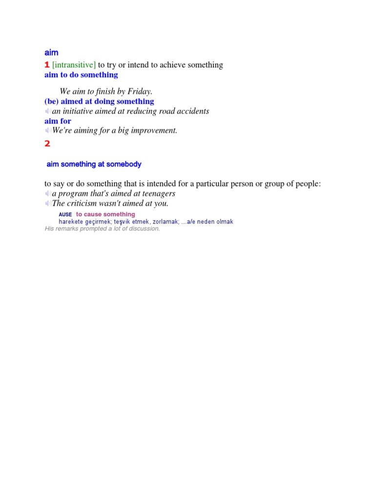 Understanding the Concept of Aim | PDF | Self-Improvement