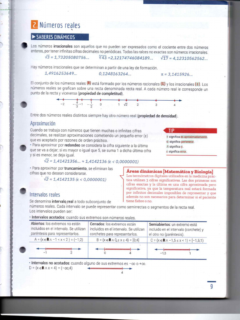 MATEMATICA 4to Reales | PDF