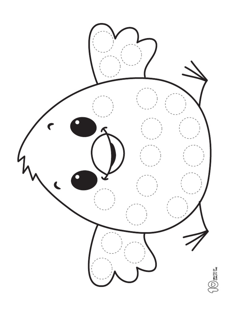 Chick Dot Activity Worksheet | PDF