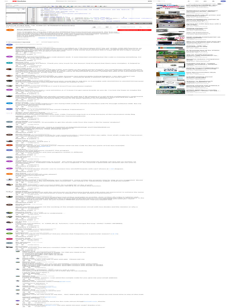 CAN On STM32F4 Discovery - YouTube | PDF | Computer Engineering | Electrical Engineering