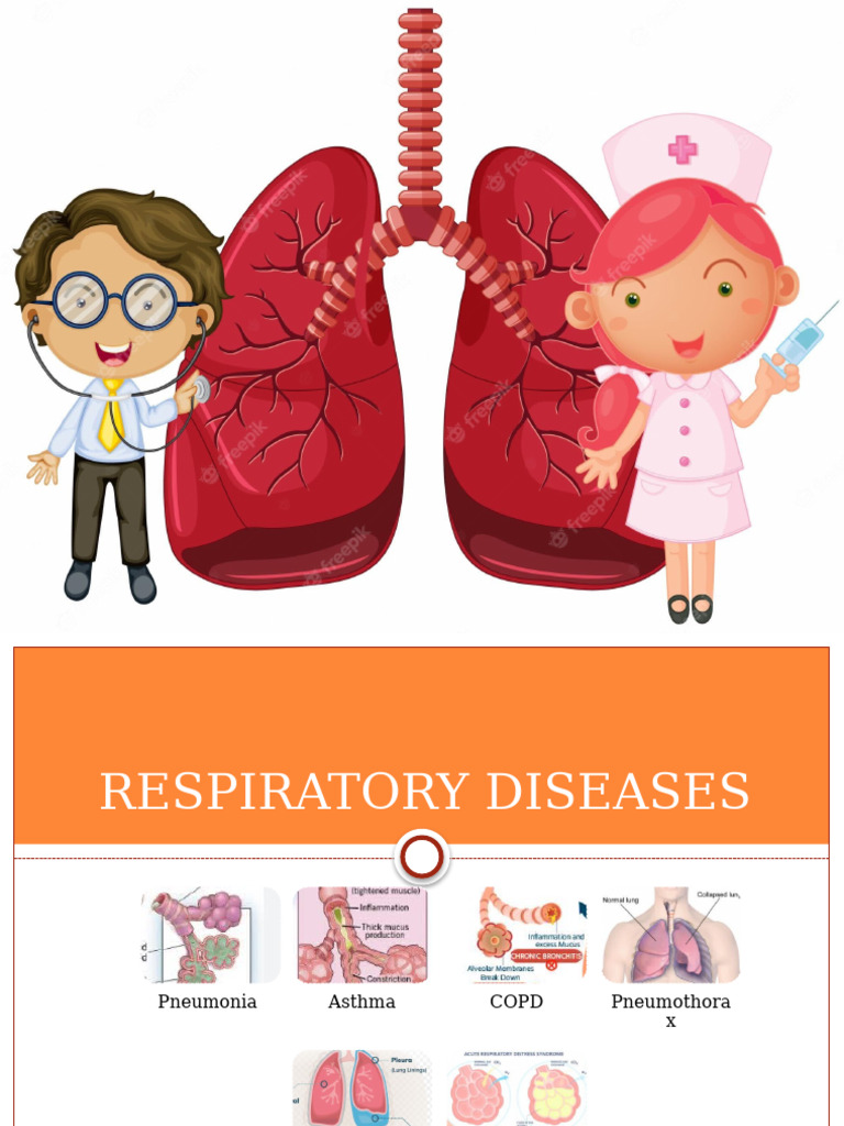 Overview of Common Respiratory Diseases | PDF | Pneumonia | Asthma