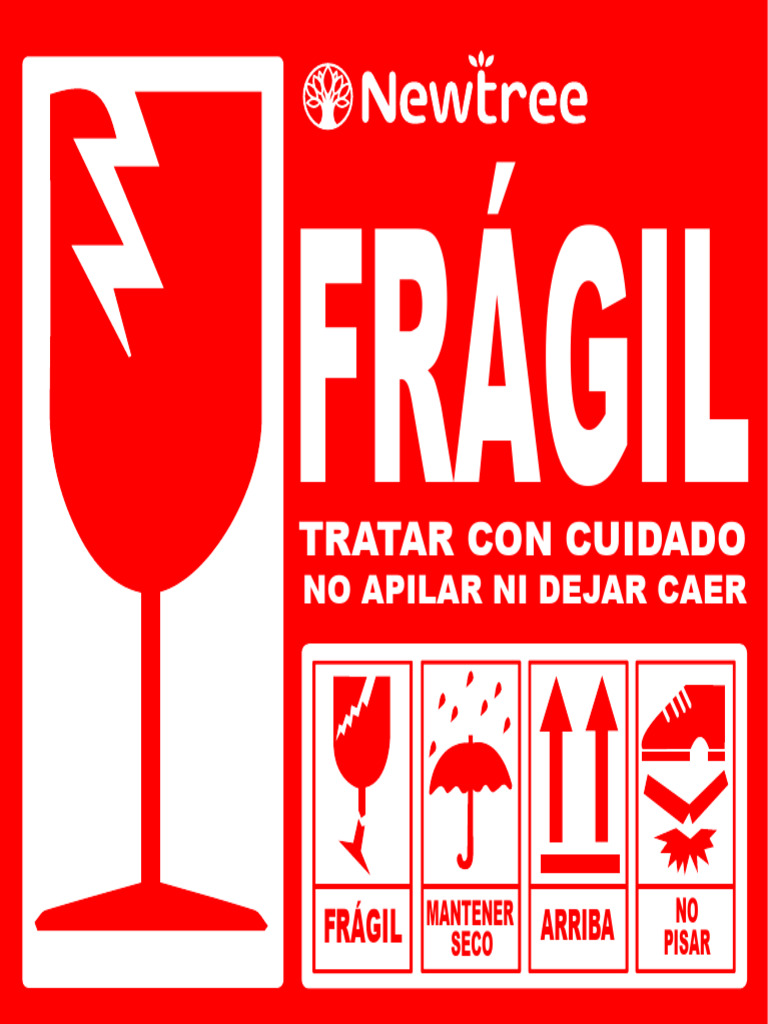 Aviso de Frágil 10x10 CM | PDF