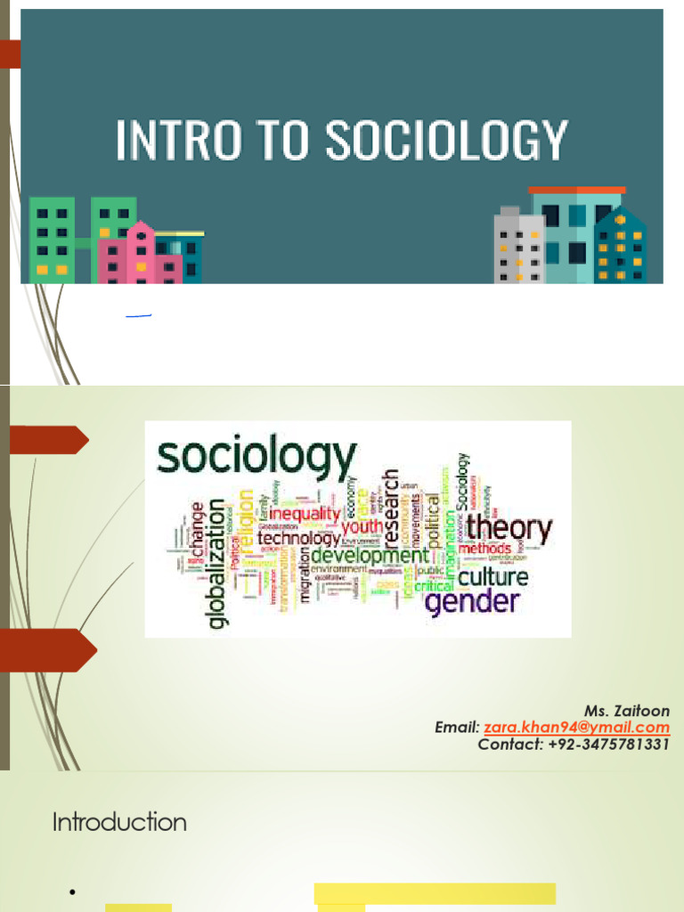 Introduction To Sociology | PDF | Sociology | Social Sciences