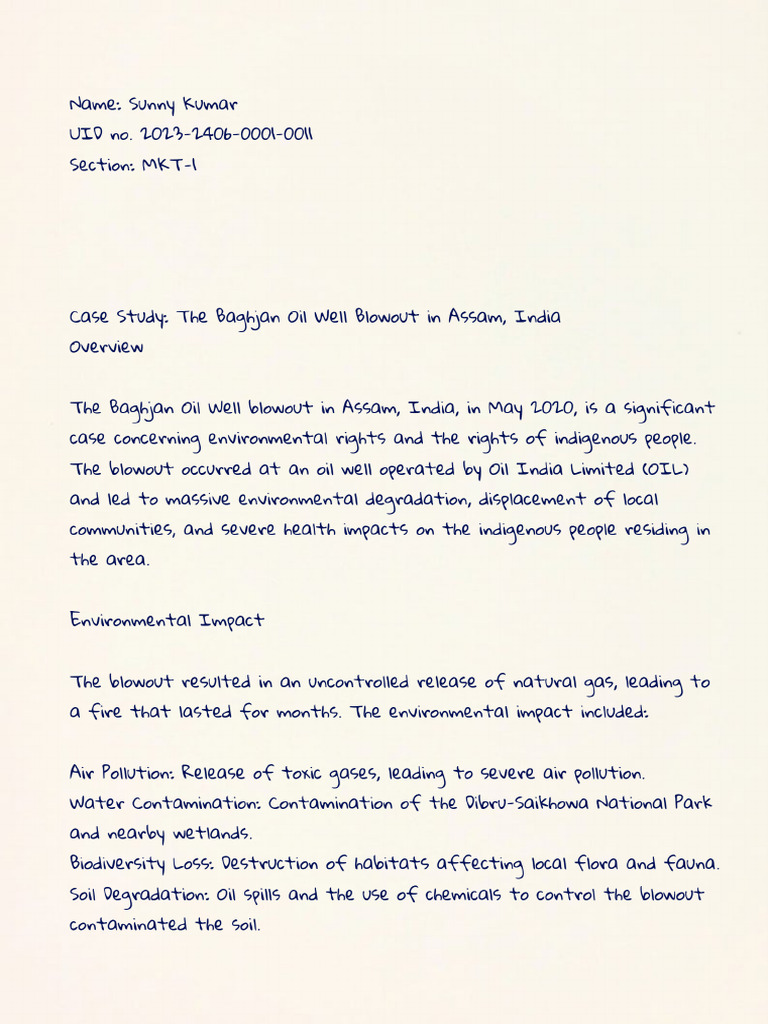 Sunny Kumar, Human Rights Assignment | PDF