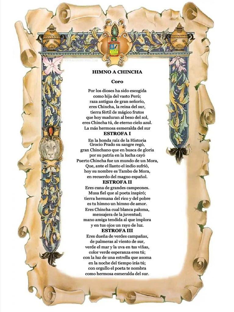 PDF Himno A Chincha - Compress | PDF