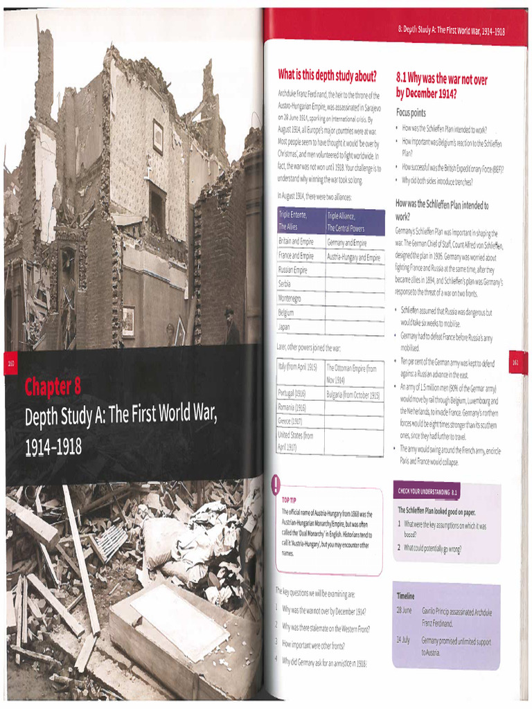 Grade 9 - Unit 1 - 1.2 - WWI | PDF