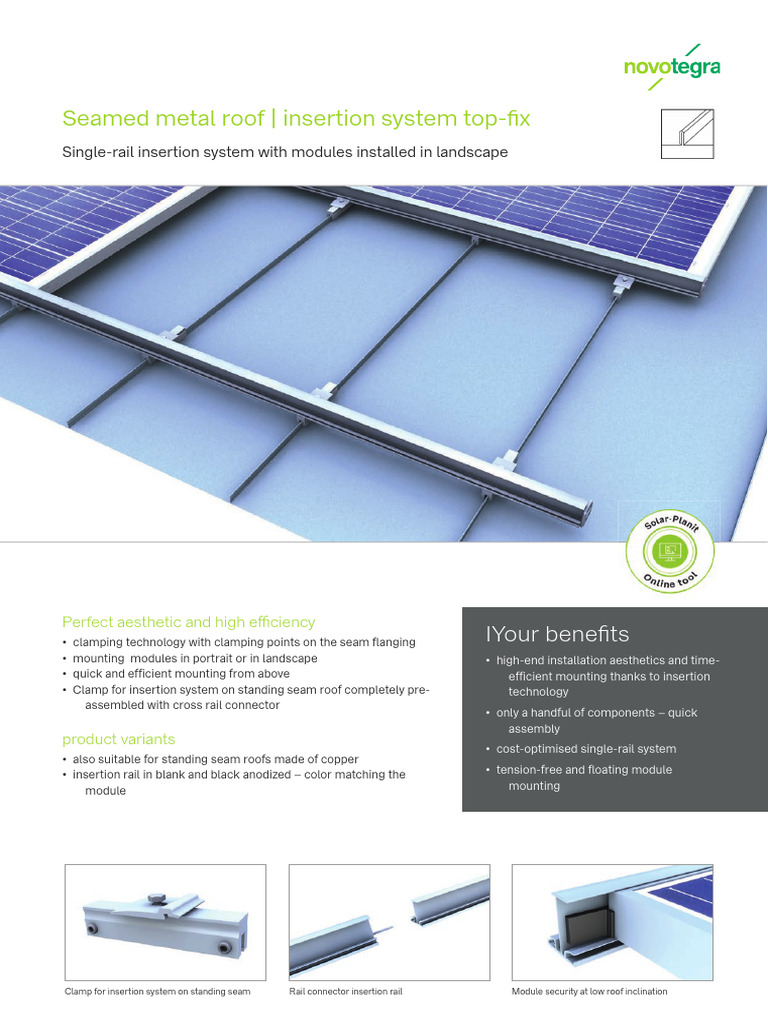 Data Sheet Seamed Metal Insertion System Novotegra | PDF | Building ...