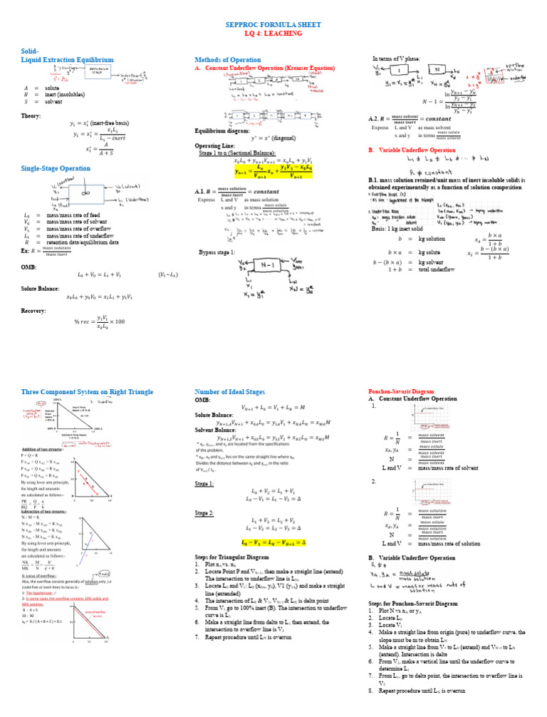 Leaching Solid-Liquid Extraction Guide | PDF | Solubility | Chemical ...