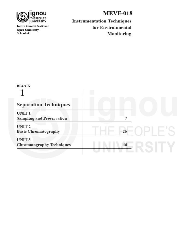 Block 1 | PDF | Chromatography | Sampling (Statistics)