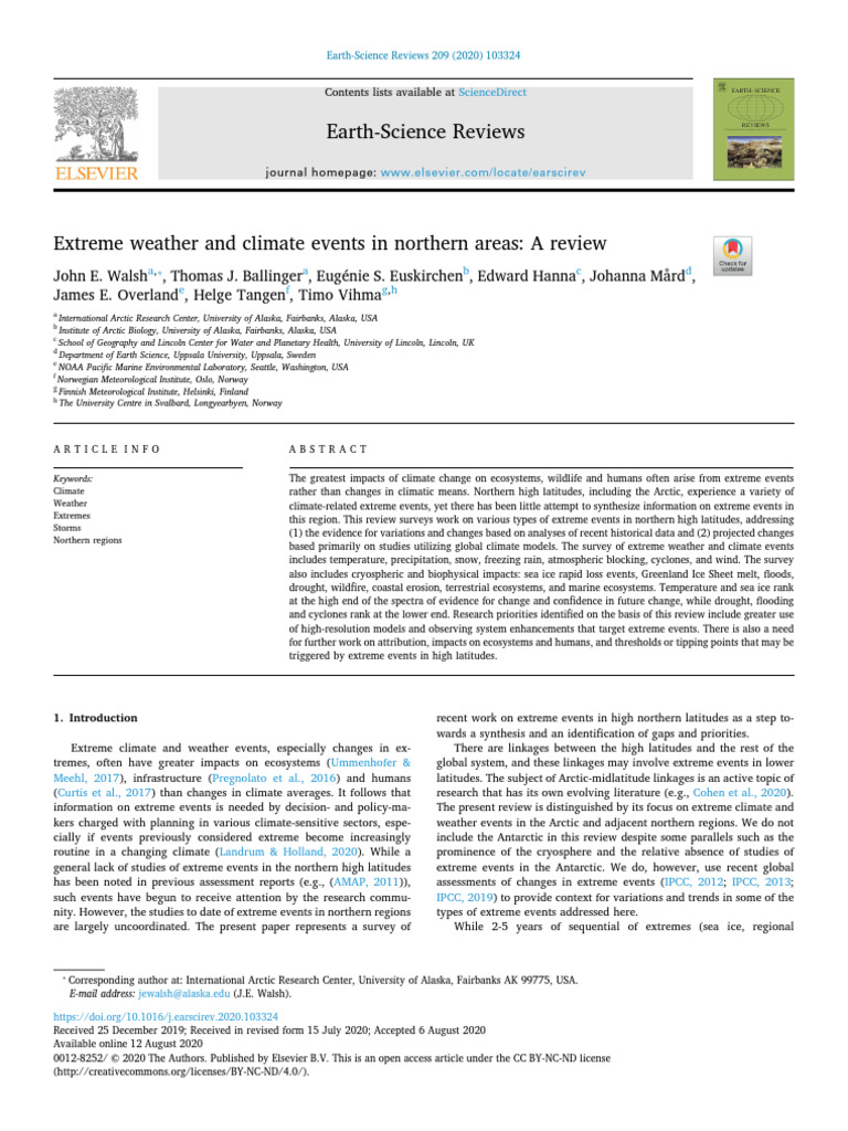 1 s2.0 S0012825220303706 Main | PDF | Precipitation | Climate