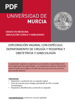 Tecnica Correcta de Especuloscopía | PDF | Vagina | Salud y bienestar