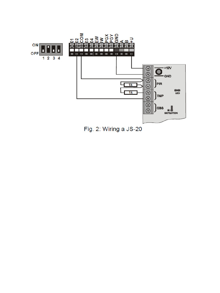 Aansluitschema JS 20 | PDF