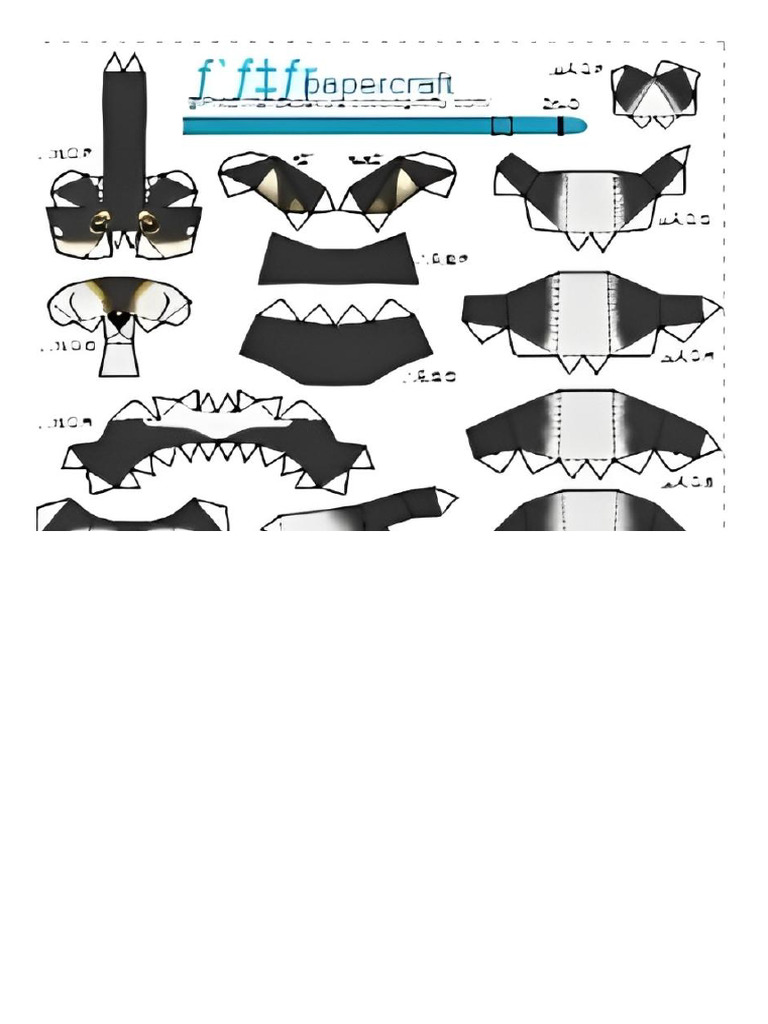 Dog Papercraft Split HD | PDF