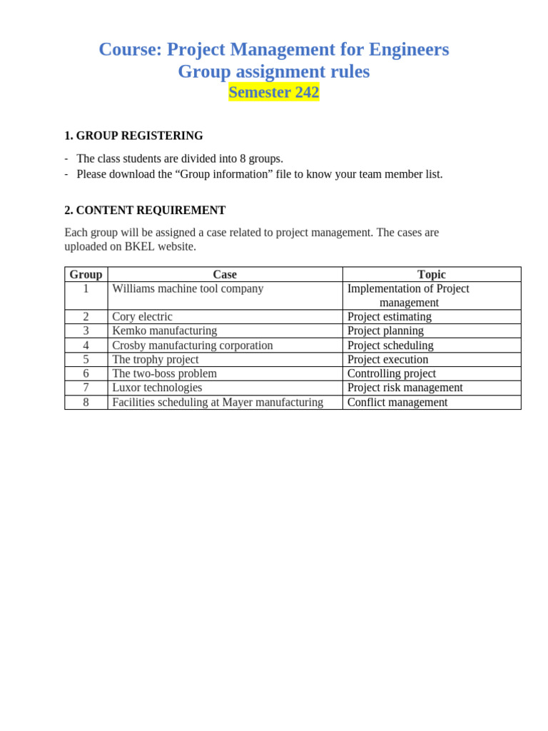 242-PME-Group Assignment Rules | PDF