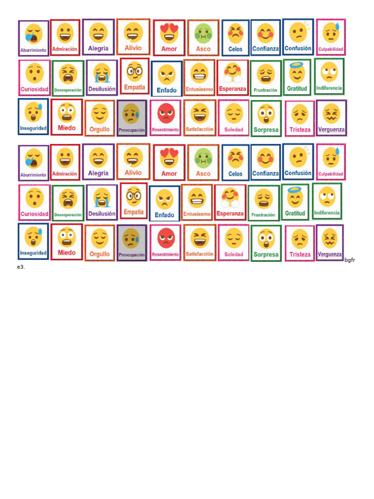 Calcas Emociones | PDF