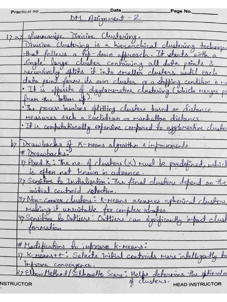 DM assignment 2 | PDF