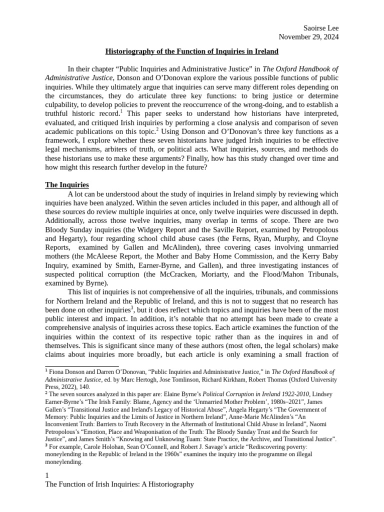 Historiography Paper_Nov 29 | PDF