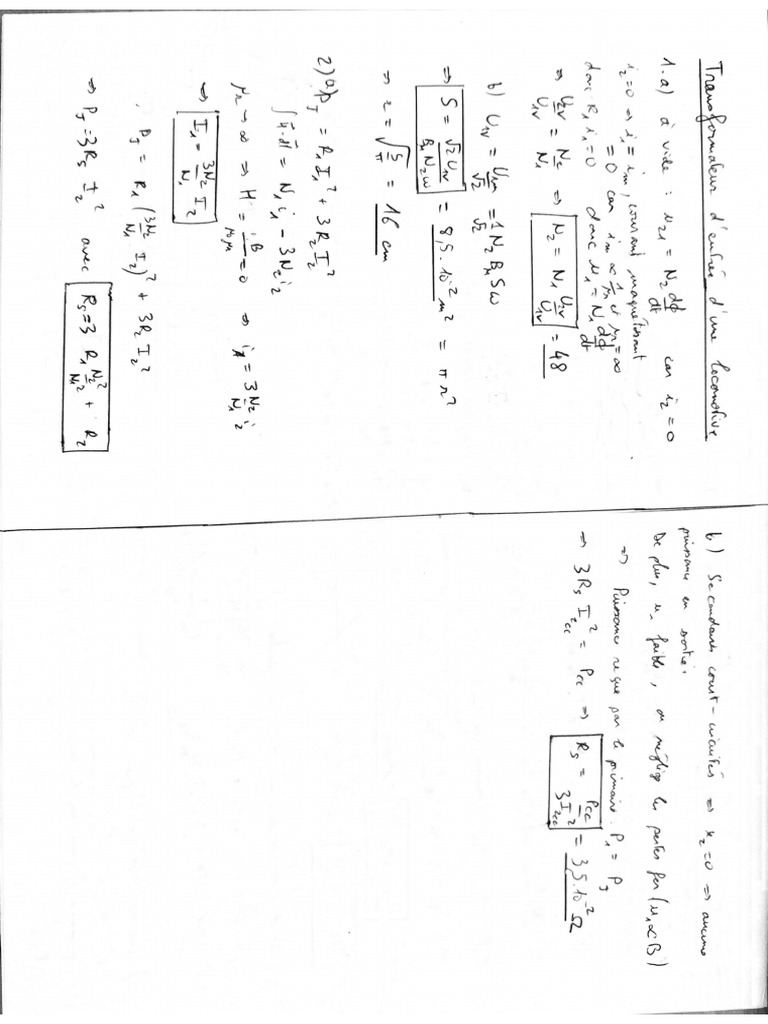 Transfo Locomotive Corr | PDF