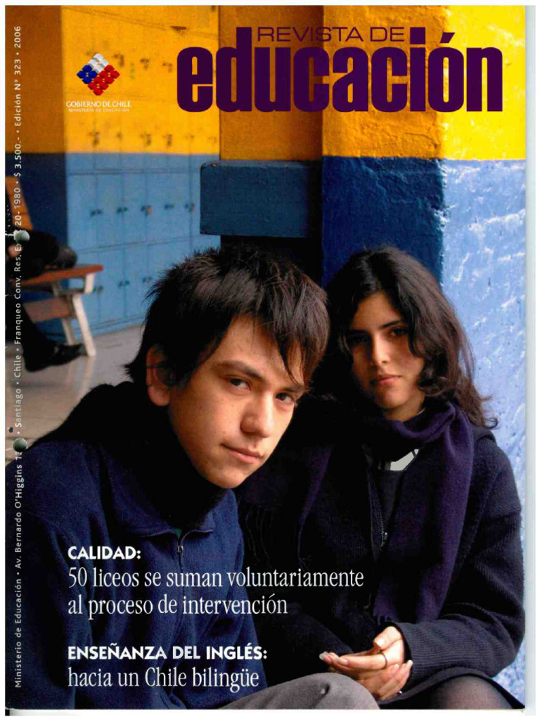 Revista-de-Educacion-N°323 | PDF | Educación de la primera infancia | Idioma en Inglés