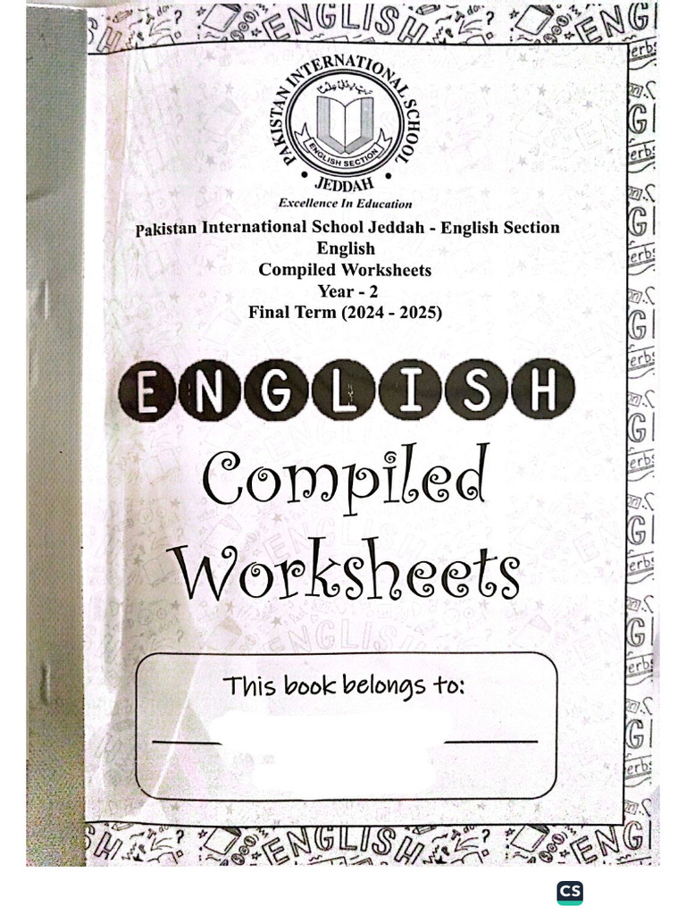 English Compiled Workbook Year 2 (2nd Semester) | PDF