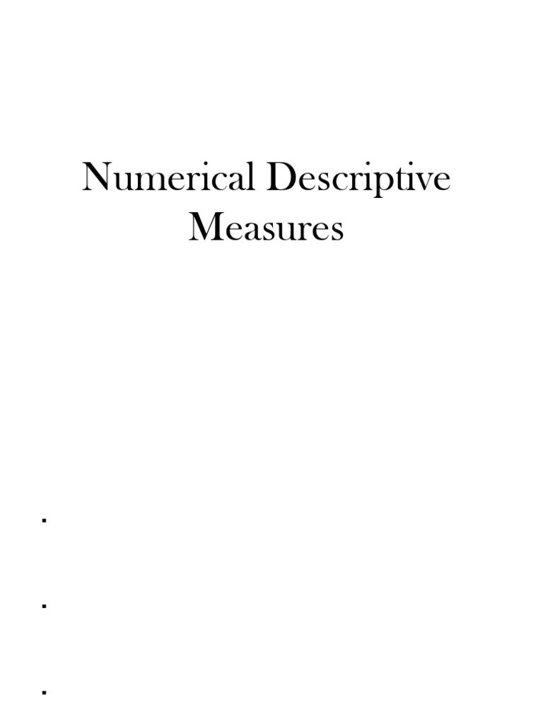 (Business Statistics) Chapter 3 Part 1 | PDF | Mean | Skewness