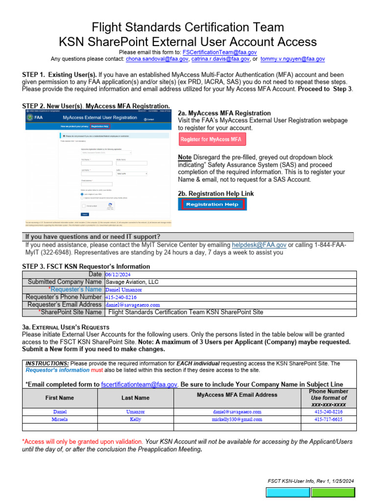 FAA MyAccess User Registration Guide | PDF | Computing