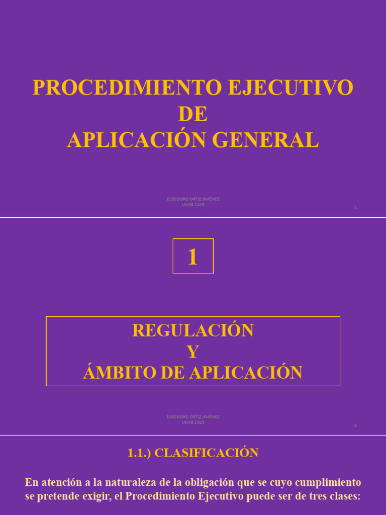 2-1) Procedimiento Ejecutivo | PDF | Apelación | Demanda judicial