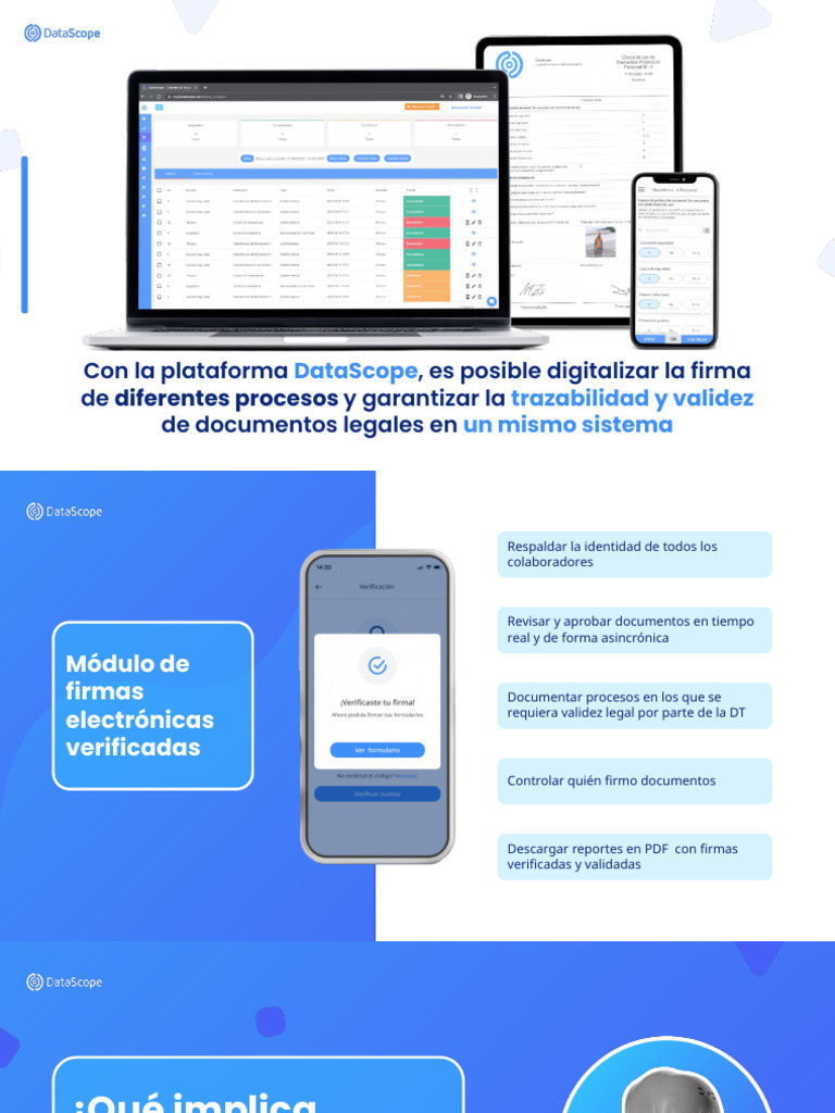 Data Scope, nuevo modulo Firmas Digital | PDF | Seguridad y salud ...