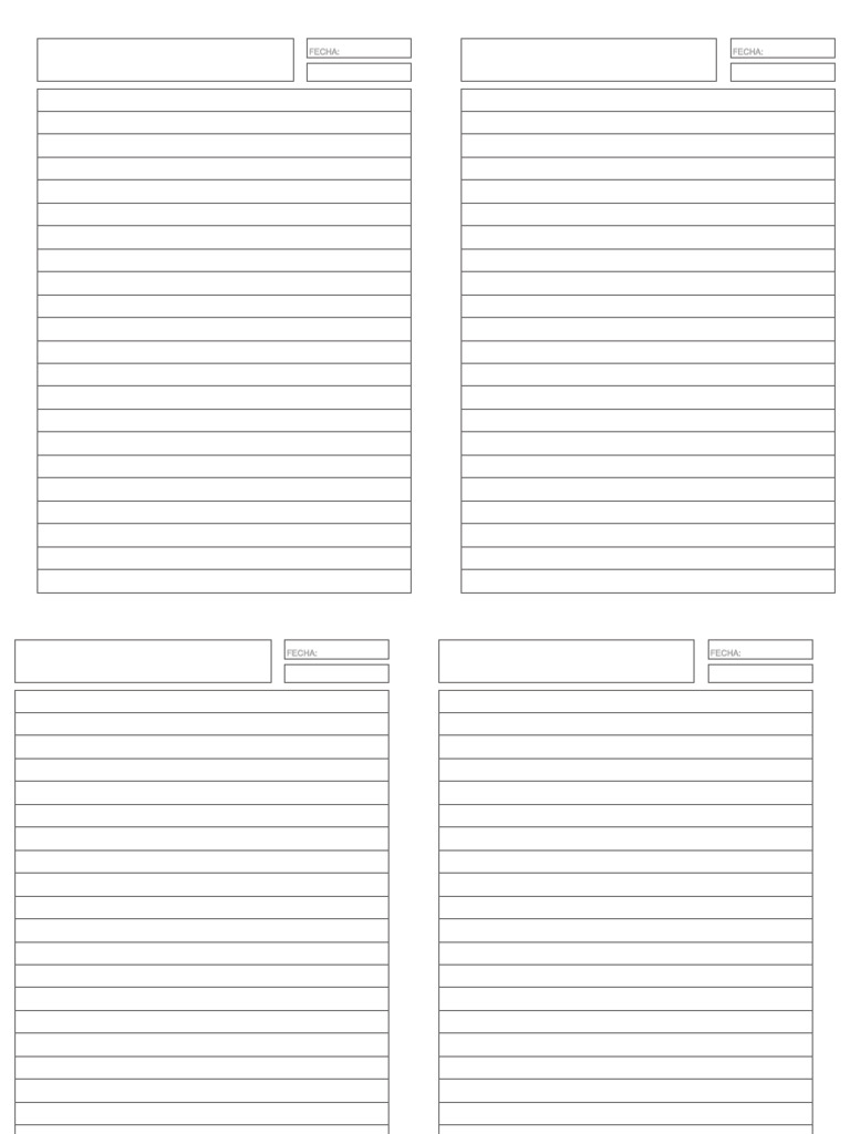 Hojas Cuaderno A5 Corta La Hoja 14,5x21 | PDF