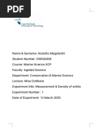 Science Lab: Pebble Density | PDF | Buoyancy | Density