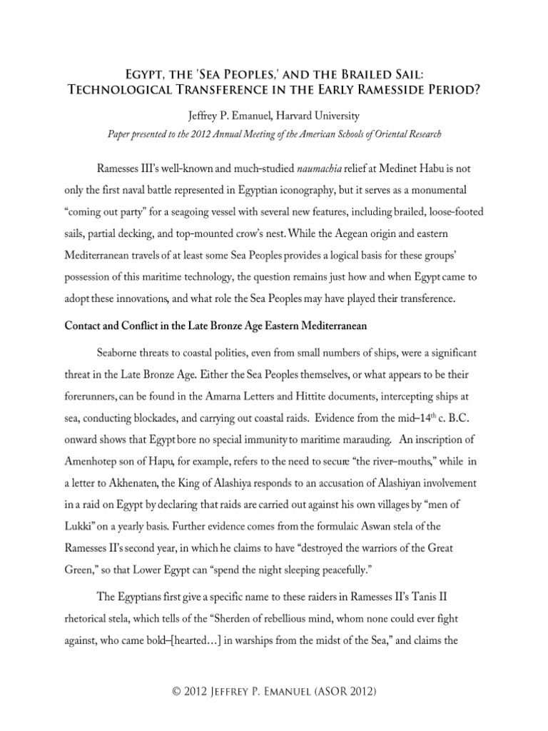 Egypt_the_Sea_Peoples_and_the_Brailed_Sa | PDF