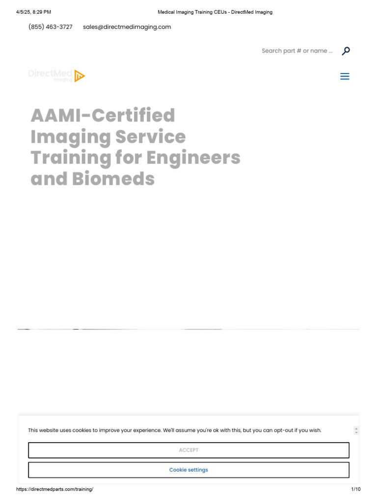 Medical Imaging Training CEUs - DirectMed Imaging | PDF | Medical ...