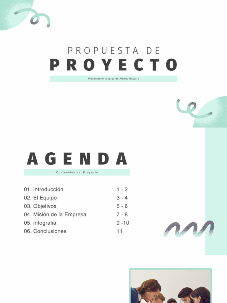 Presentación Diapositivas Propuesta de Proyecto Simple Sencilla Blanco ...