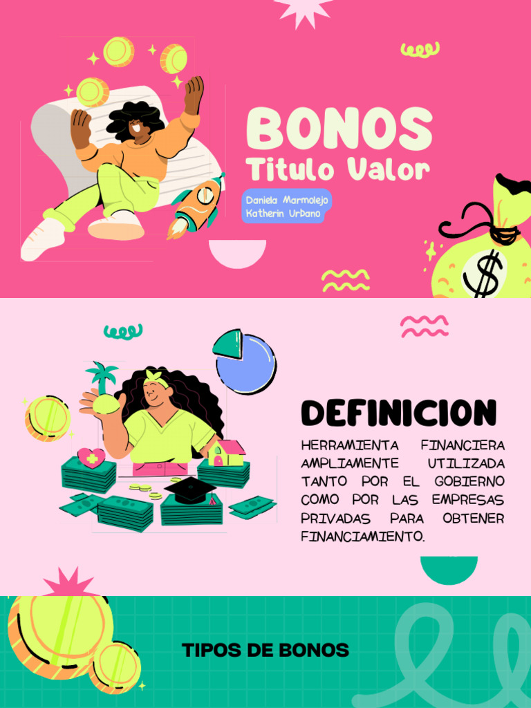Tipos y Características de Bonos en Colombia | PDF | Bonos (Finanzas ...