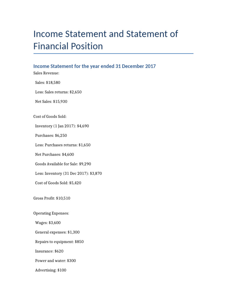 Financial_Statements_Draft | PDF