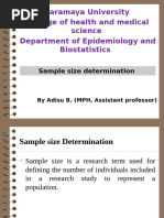 OpenEpi Sample Size Calculator Guide | PDF | Standard Error | Sampling ...