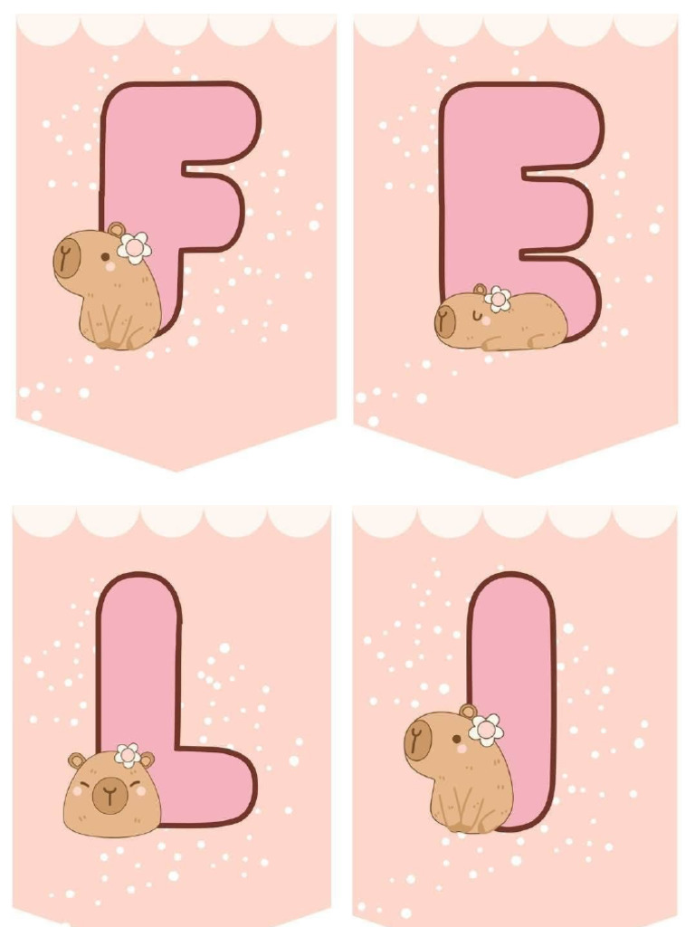 Capibara Feliz Cumple | PDF