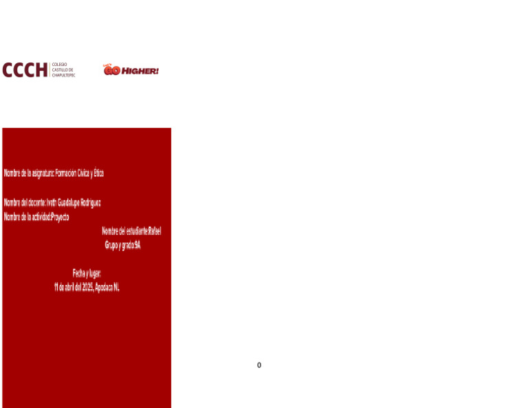 Formato para La Entrega de Trabajos - CCCH - Secundaria | PDF